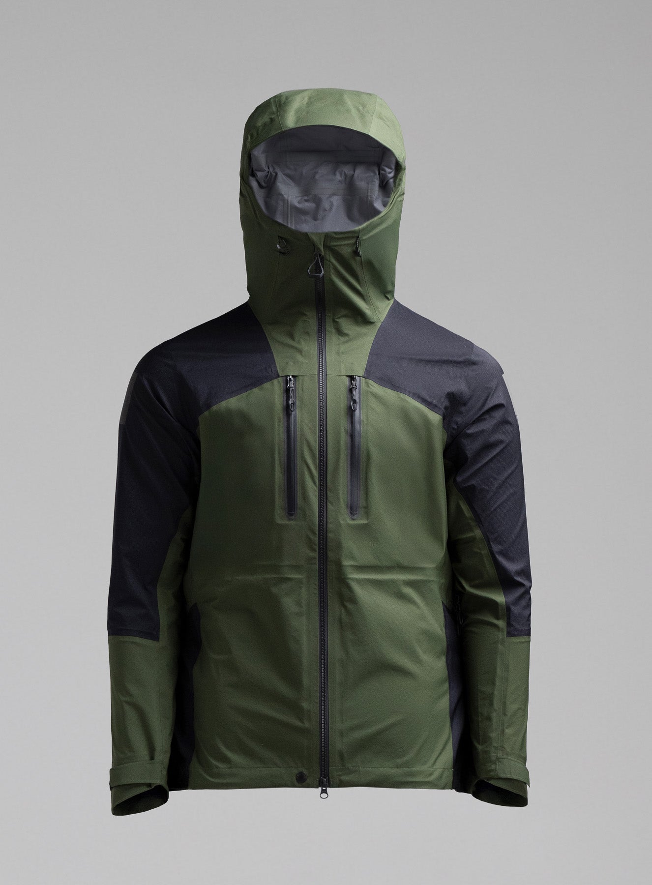 Mountain Pro Waterproof Men's Green Hardshell Hiking Jacket | ThruDark
