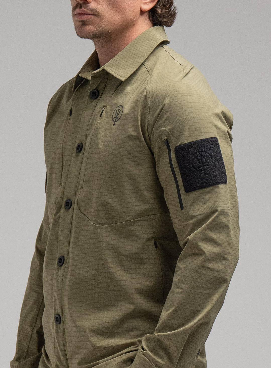 Oryon Carbon Shirt | Premium Green Desert Shirt | ThruDark