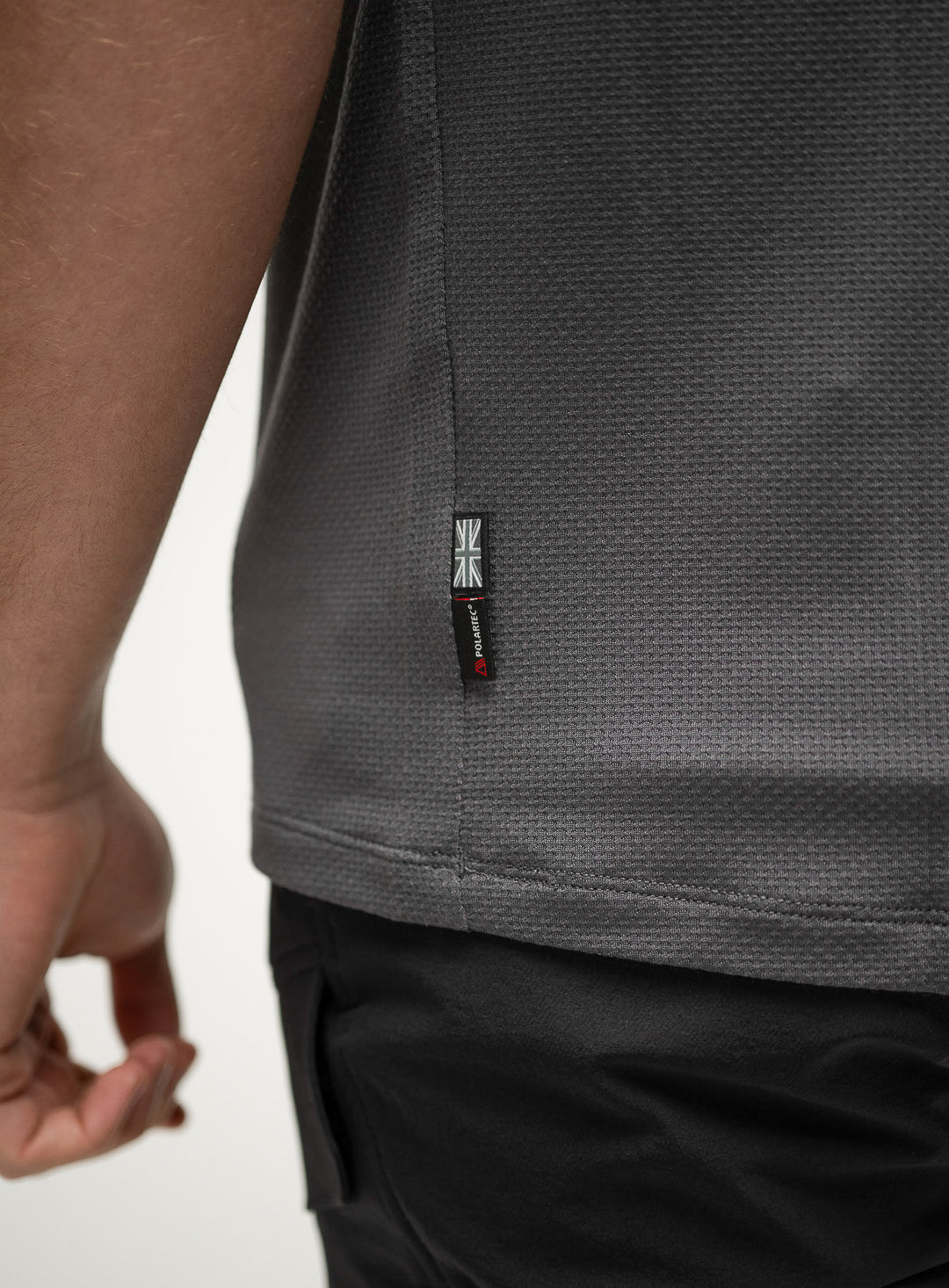 Oryon Delta Grey T-Shirt | Polartec® Delta™ | ThruDark Desert Tee