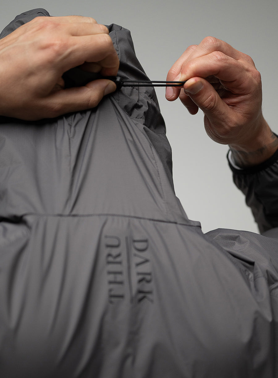 Oryon Windguard Grey Jacket | Windproof ThruDark Shell Jacket