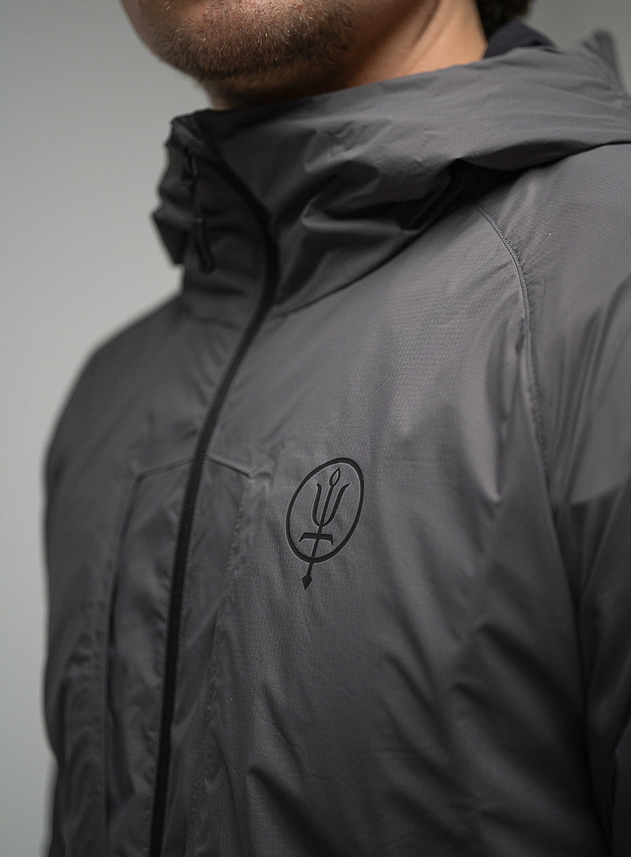 Oryon Windguard Grey Jacket | Windproof ThruDark Shell Jacket