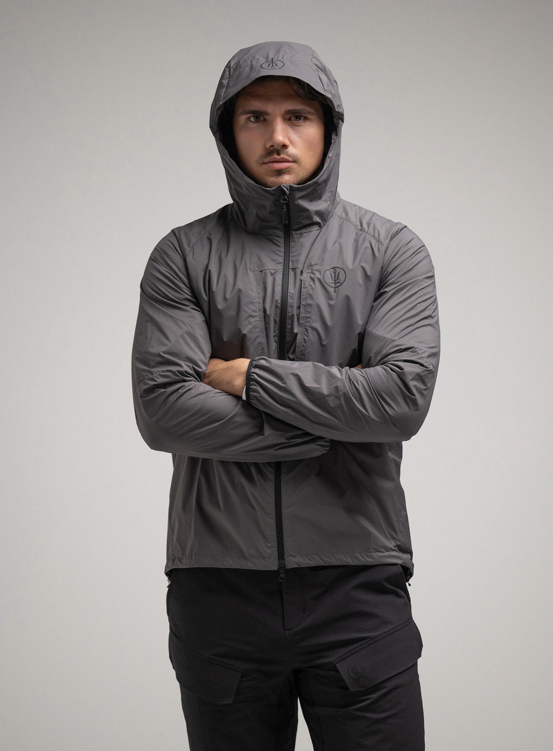 Oryon Windguard Grey Jacket | Windproof ThruDark Shell Jacket