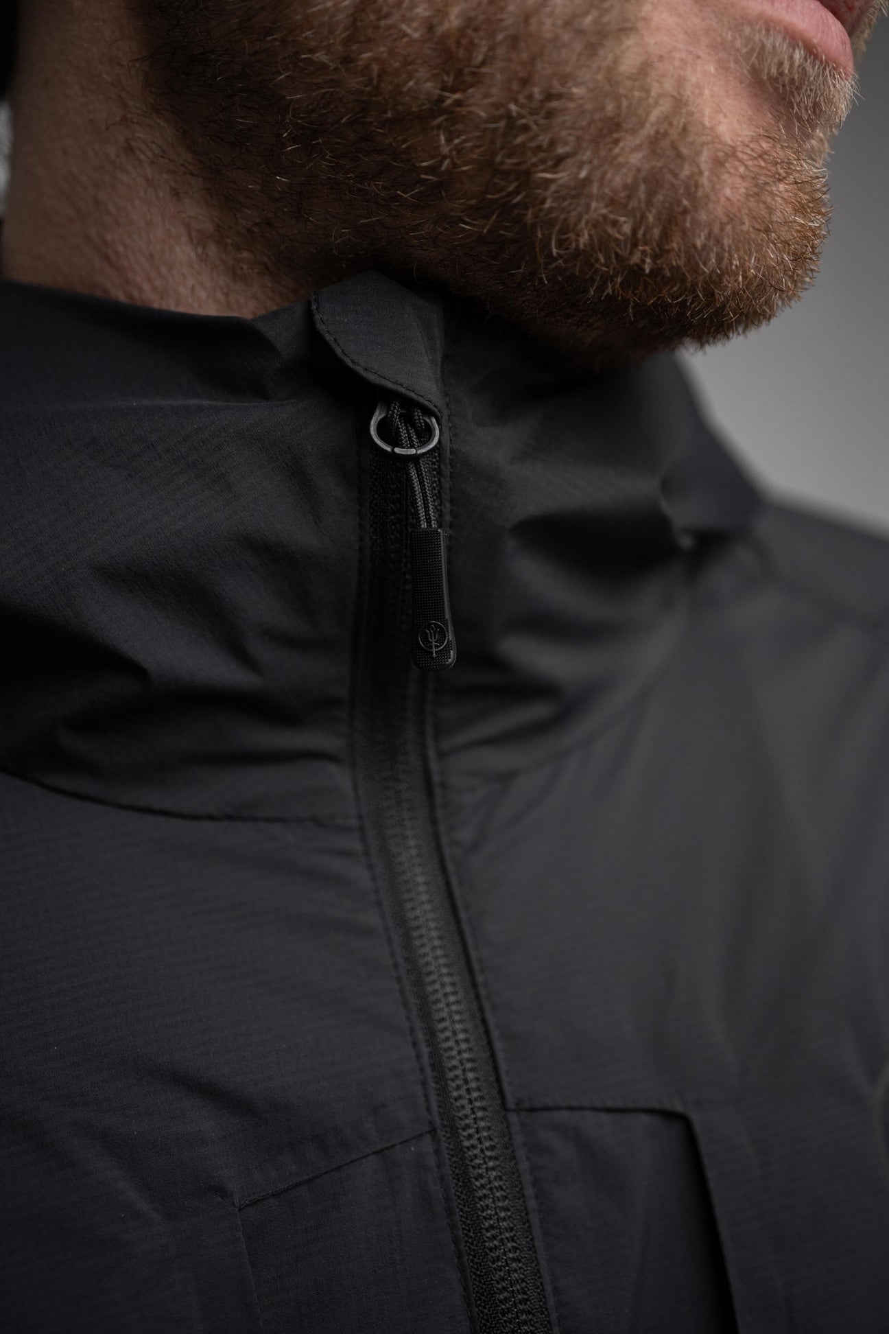 Oryon Windguard Black Jacket | Windproof ThruDark Shell Jacket