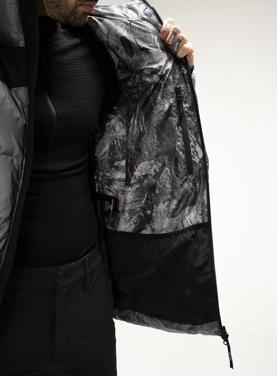 Patriot Jacket | Grey Insulated Down Jacket | ThruDark