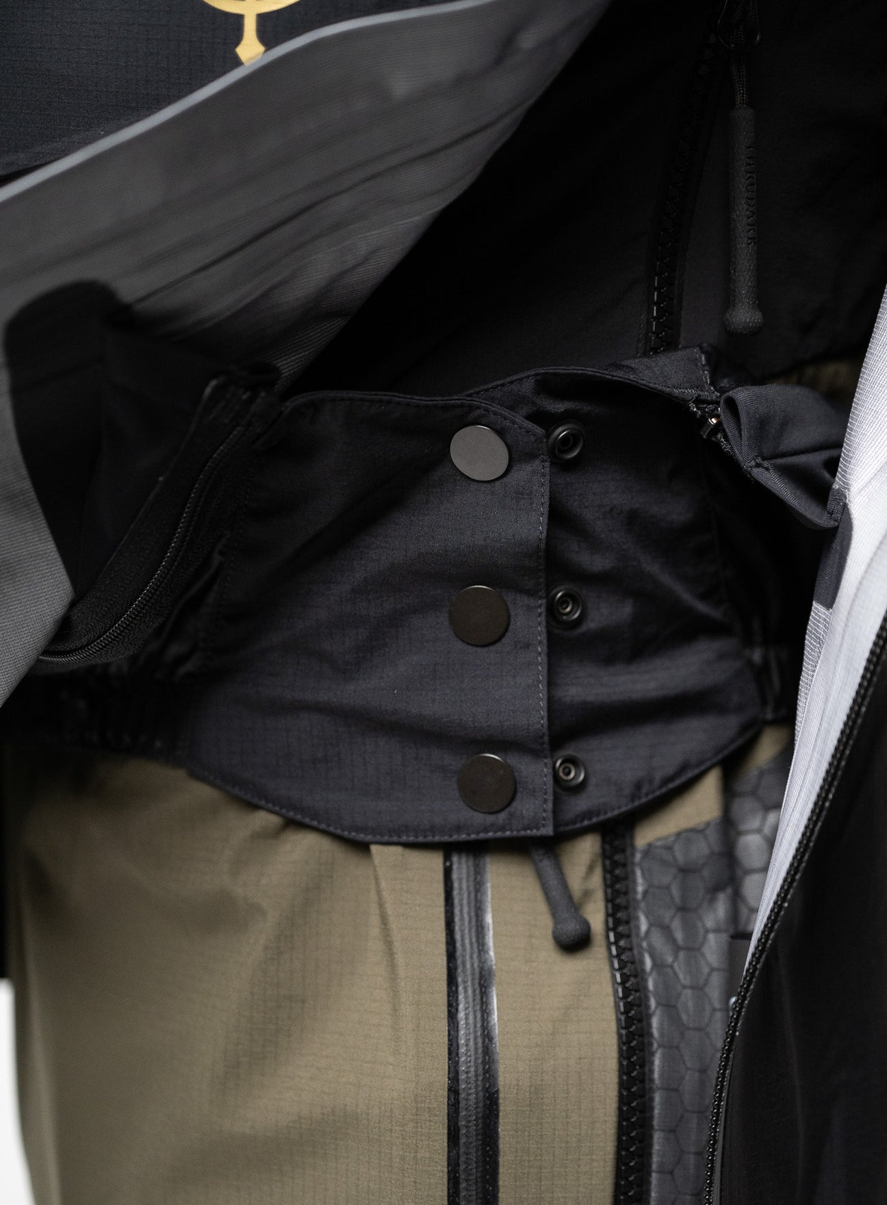 Rōnin Shuraken Half Zip Snow Jacket | Black Alpine Sports Coat – ThruDark