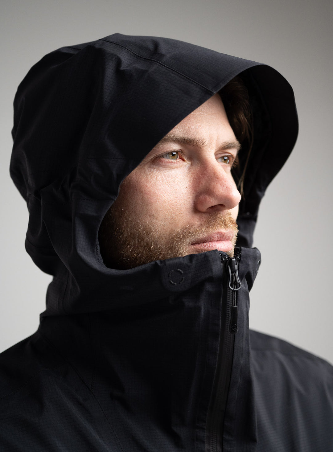 Scout Smock | Black Waterproof & Insulated Pullover Jacket | ThruDark
