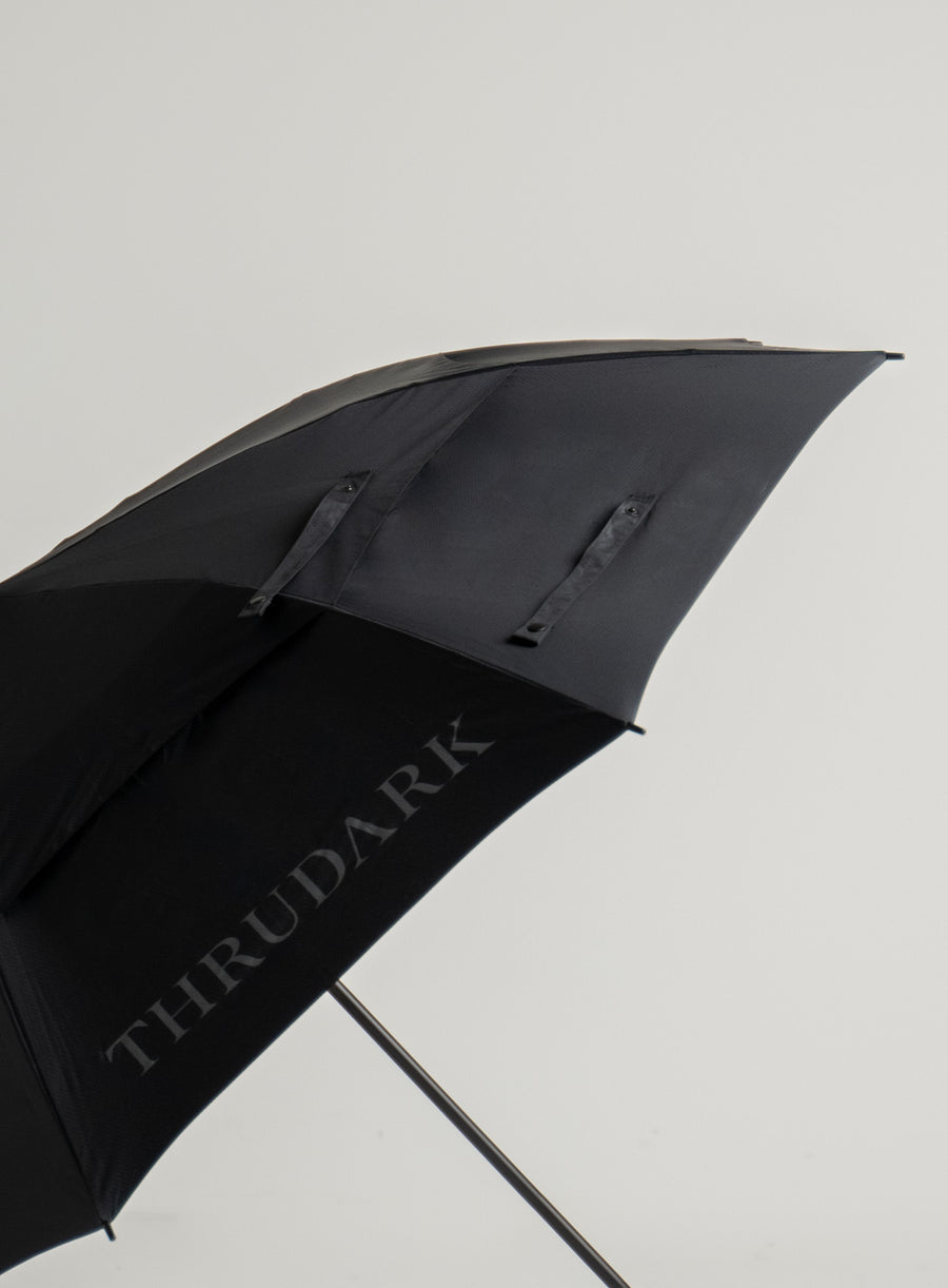 Shield Umbrella | Black ThruDark Branded Umbrella