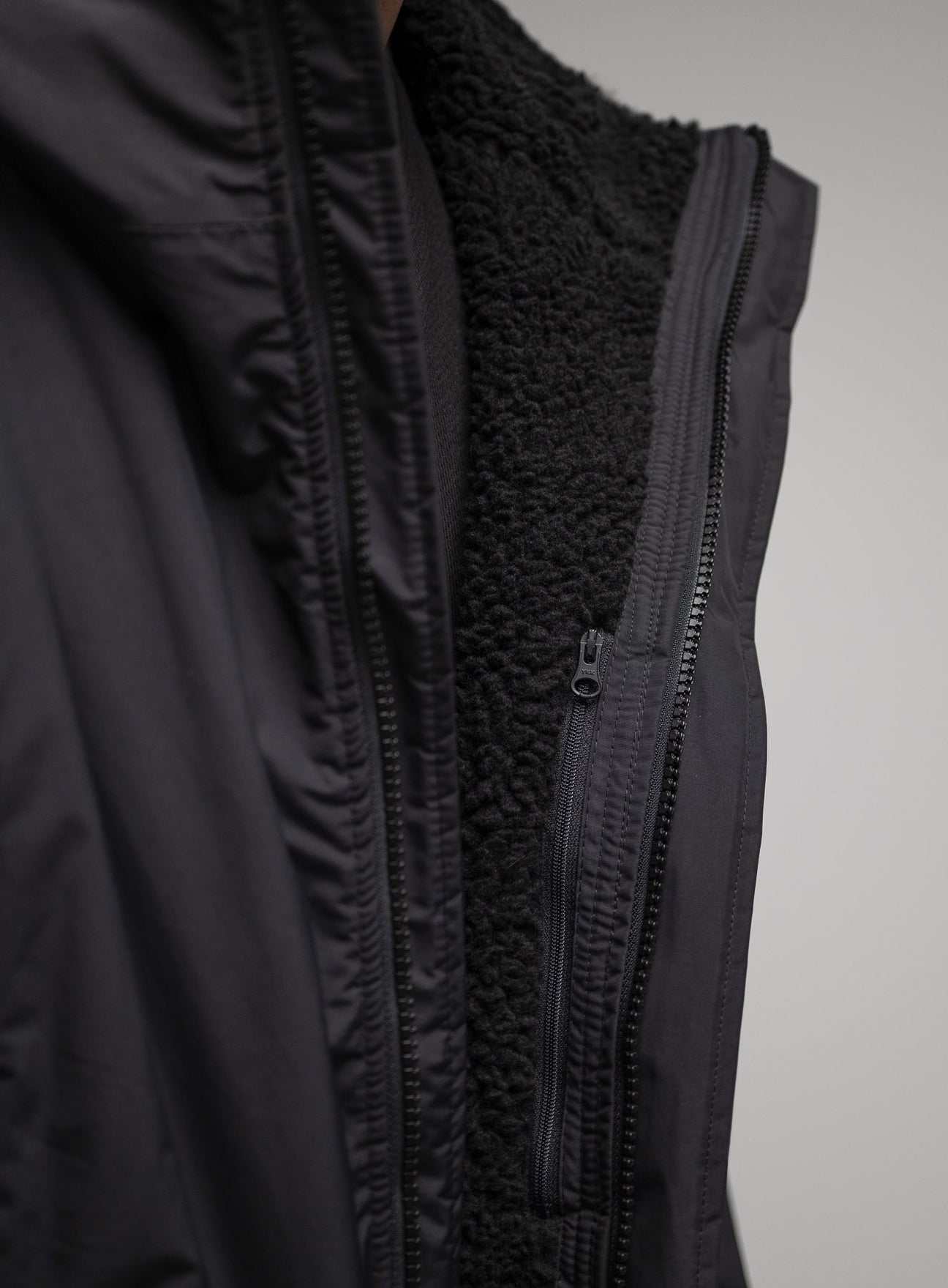 Shroud | Unisex ThruDark Black Overcoat | Cordura®