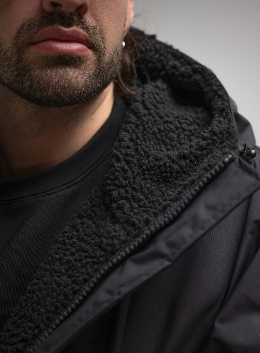 Shroud | Unisex ThruDark Black Overcoat | Cordura®