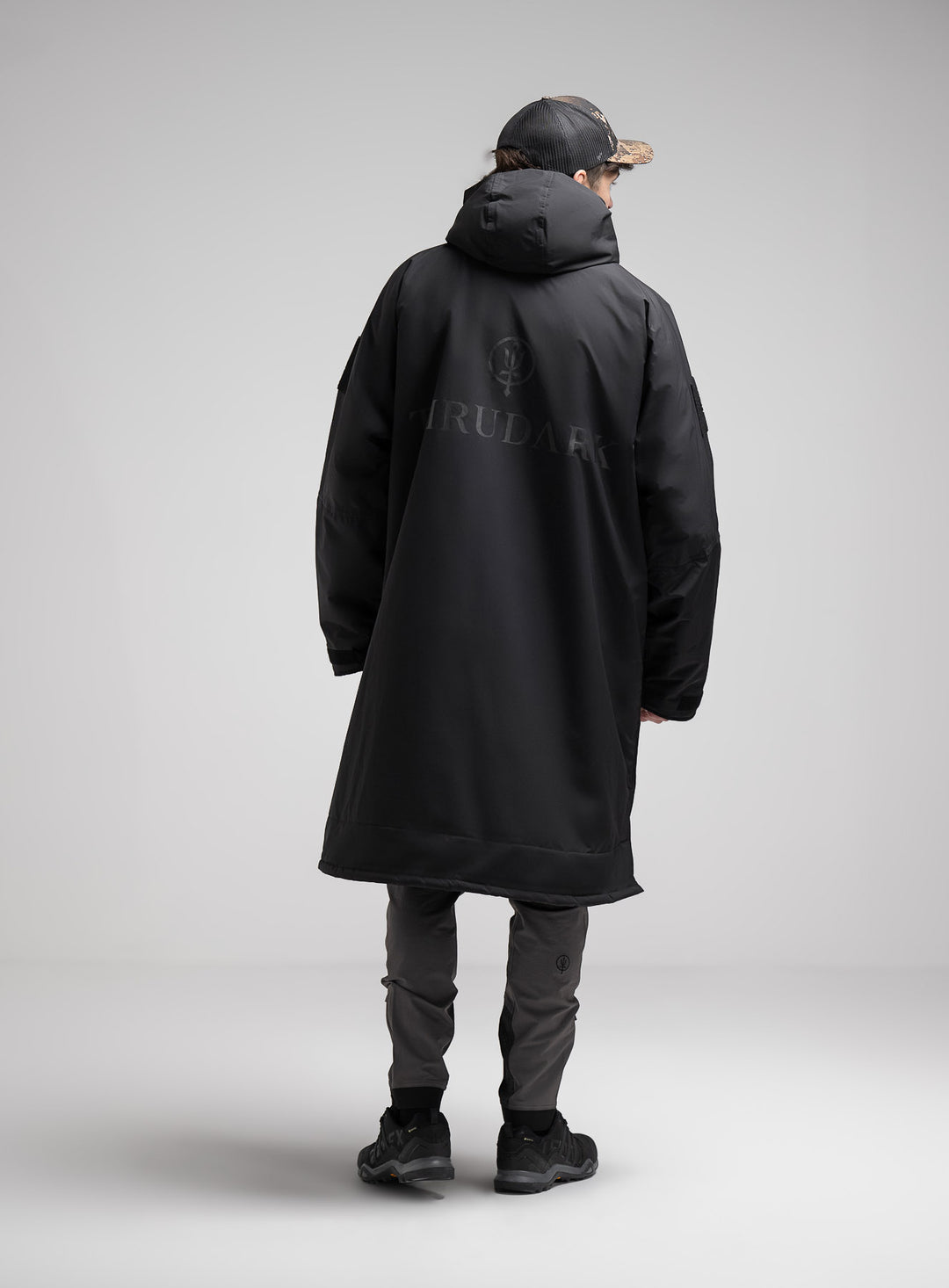Shroud | Unisex ThruDark Black Overcoat | Cordura®