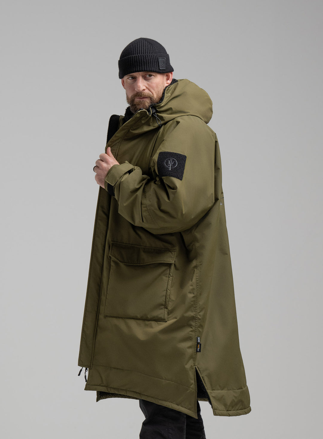 Shroud | Unisex ThruDark Khaki Overcoat | Cordura®