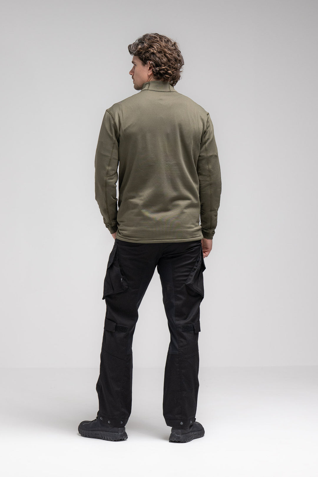Siege Tech Fleece Full Zip | Green Insulated Mid Layer | ThruDark