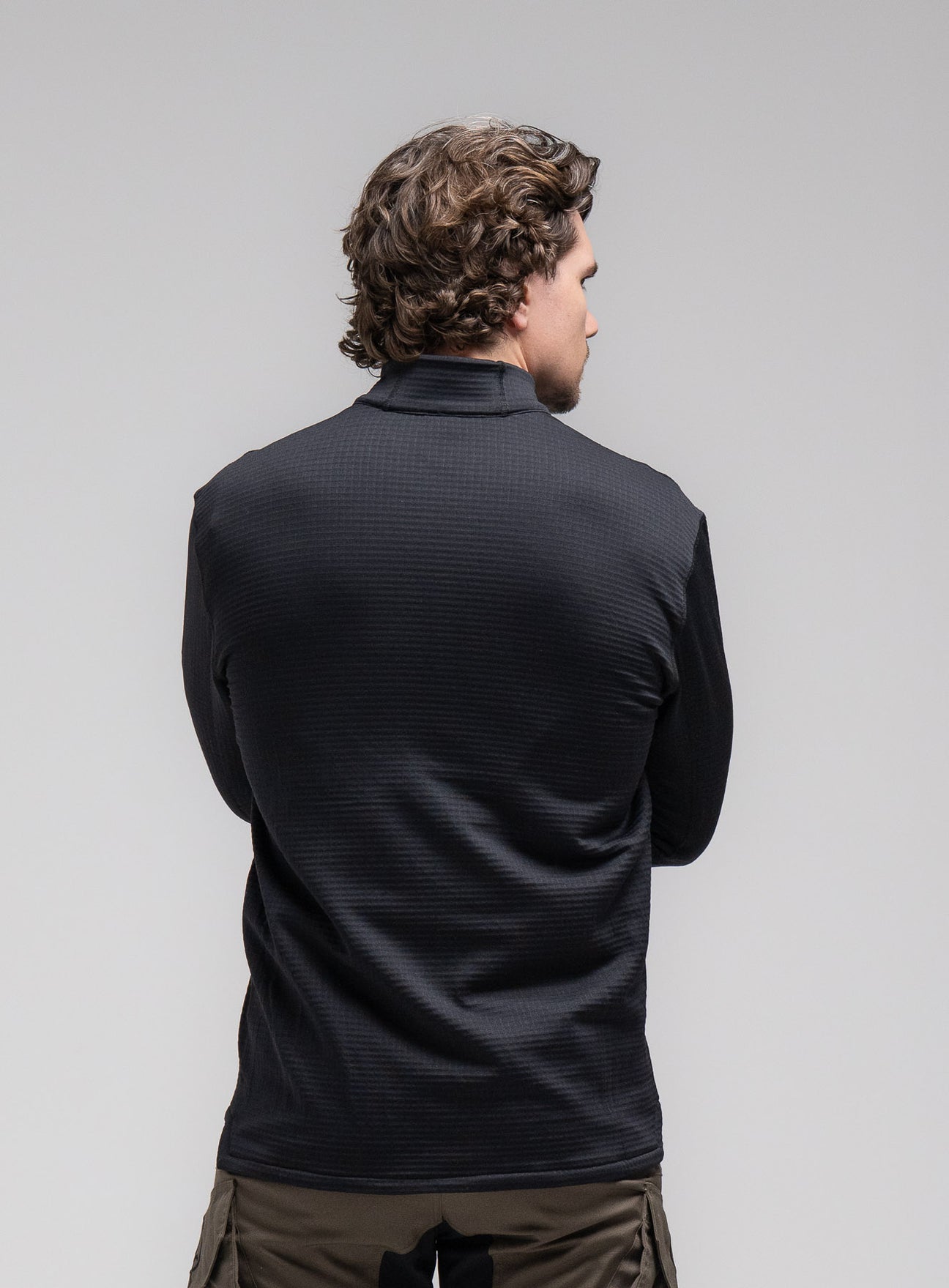 Siege Tech Fleece Full Zip | Black Insulated Mid Layer | ThruDark