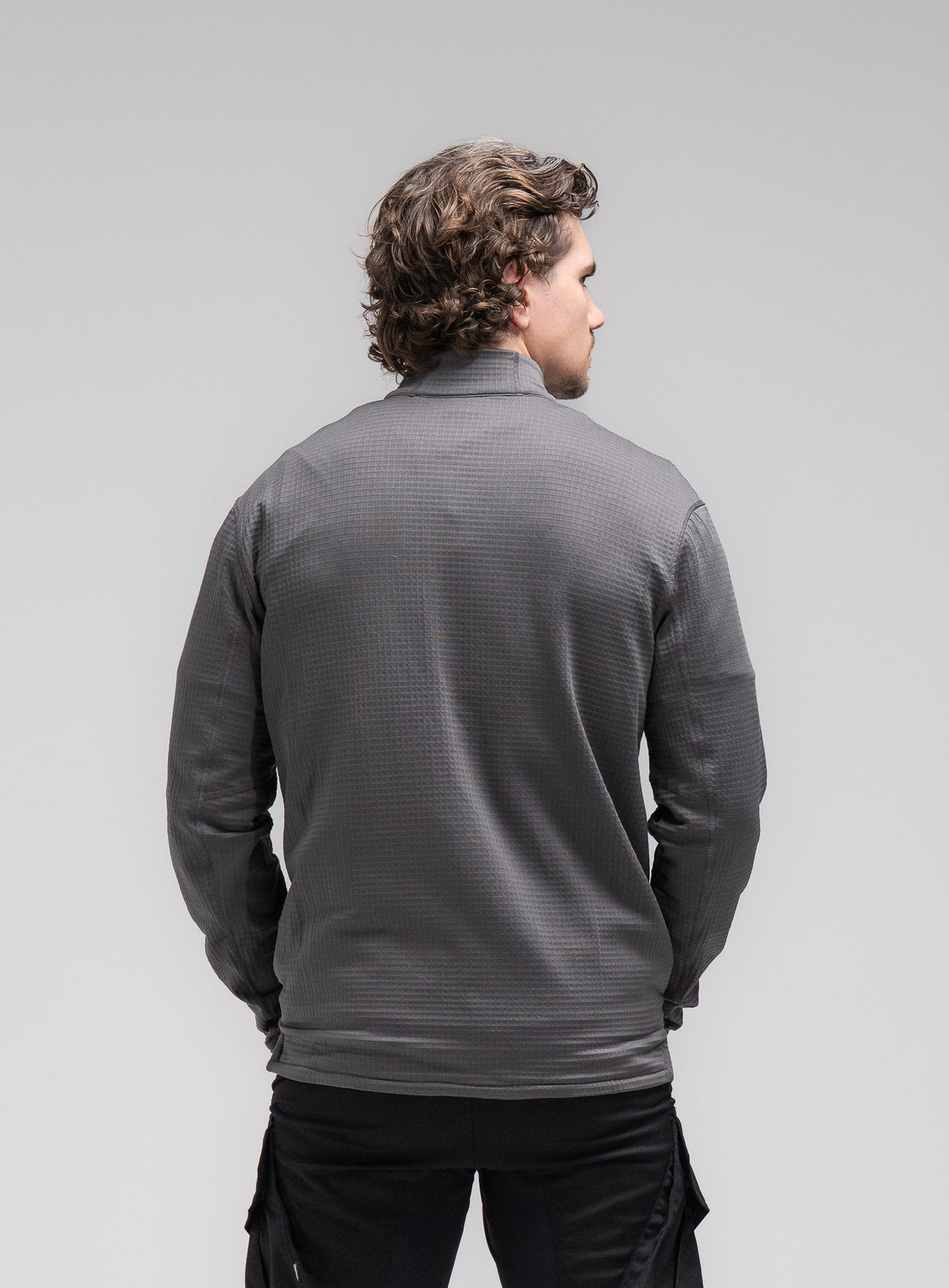 Siege Tech Fleece Full Zip | Grey Insulated Mid Layer | ThruDark