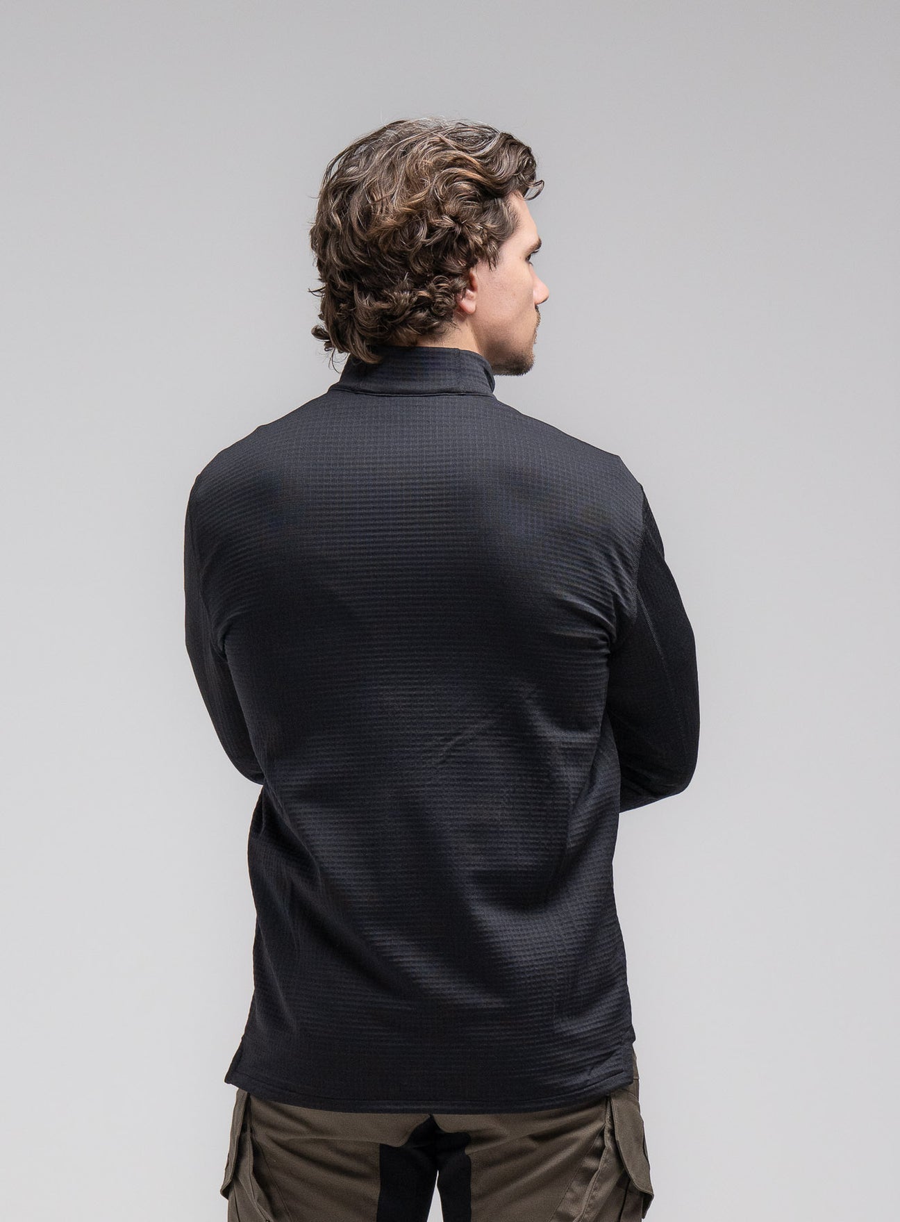 Siege Tech Fleece Half Zip | Black Insulated Mid Layer | ThruDark