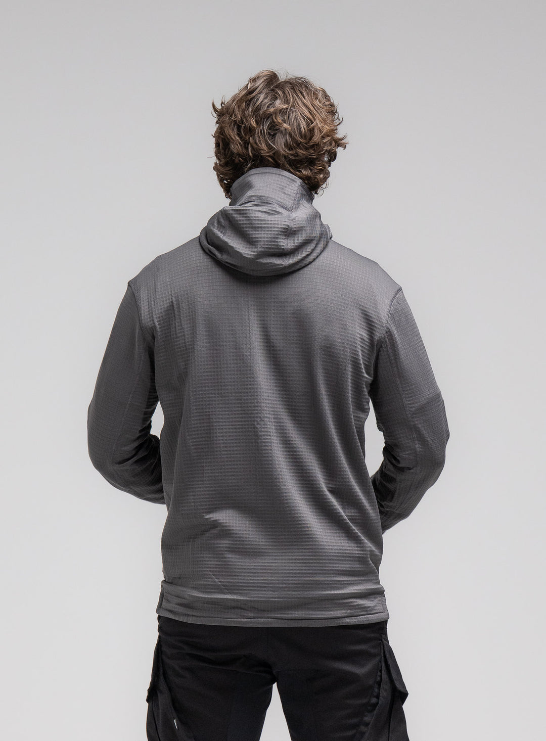 Siege Tech Fleece Hooded | Grey Insulated Mid Layer | ThruDark