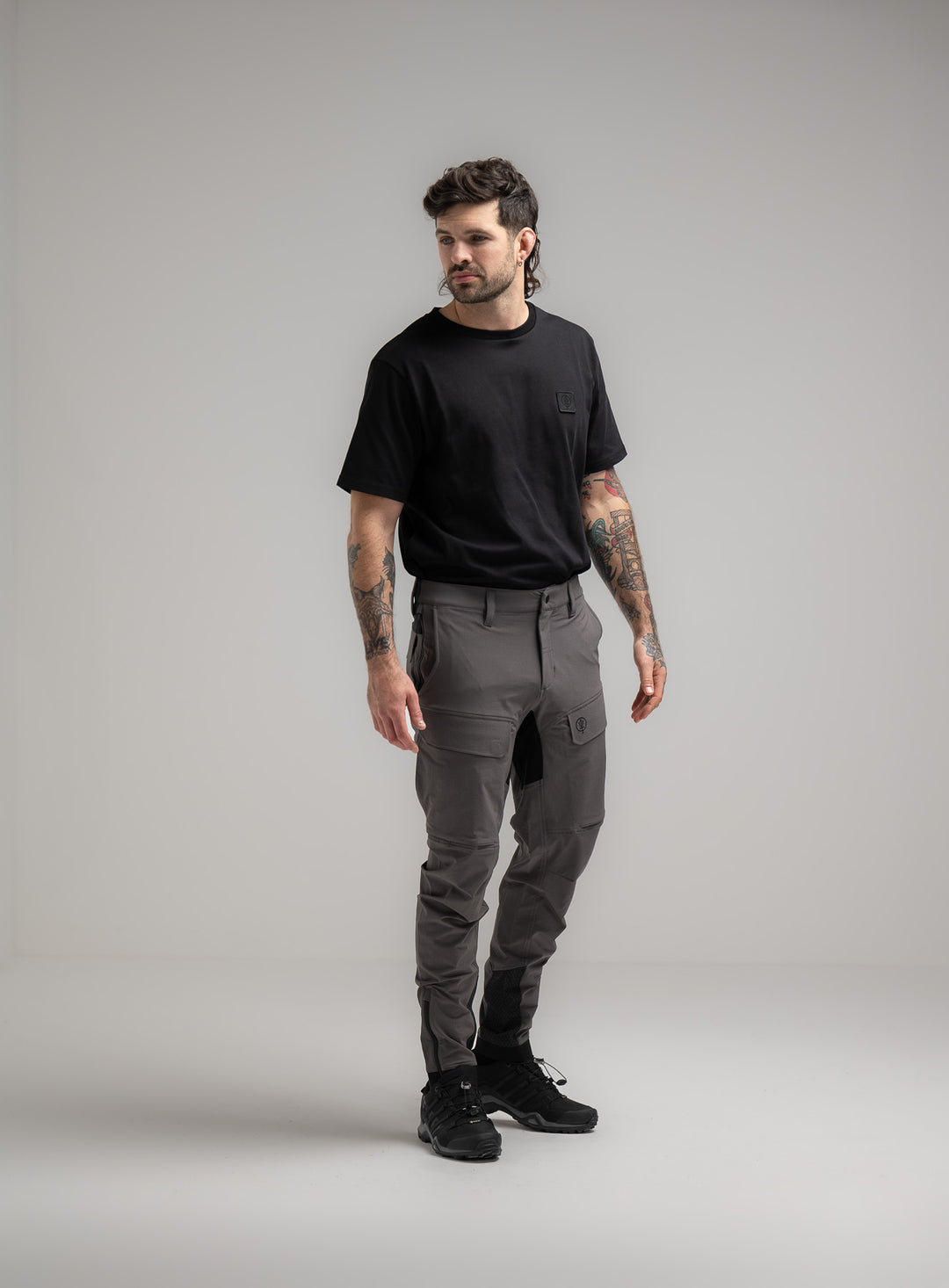 Strike Pants | Grey Tapered Utility & Technical Trousers | ThruDark