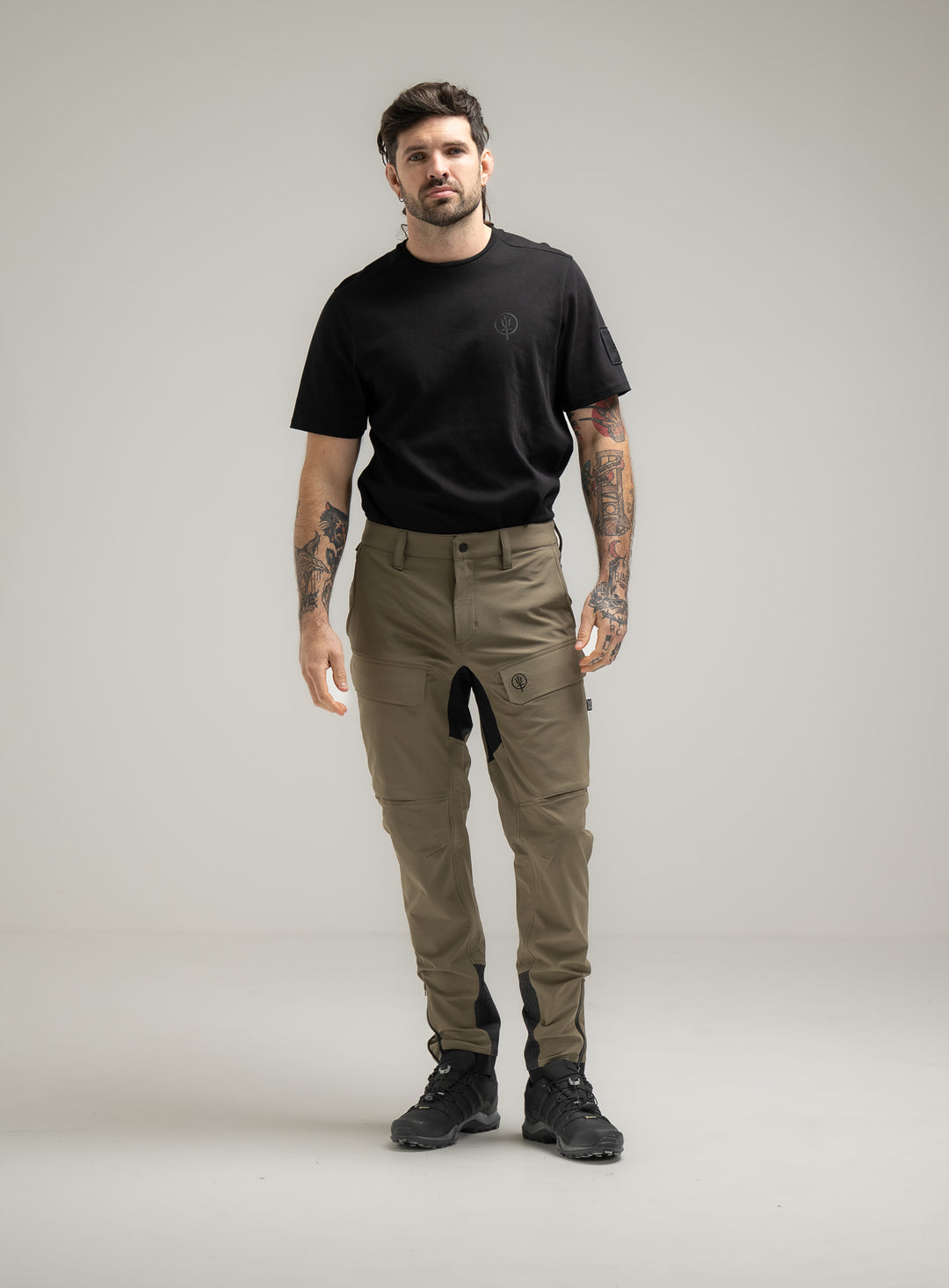 Strike Pants | Khaki Tapered Utility & Technical Trousers | ThruDark