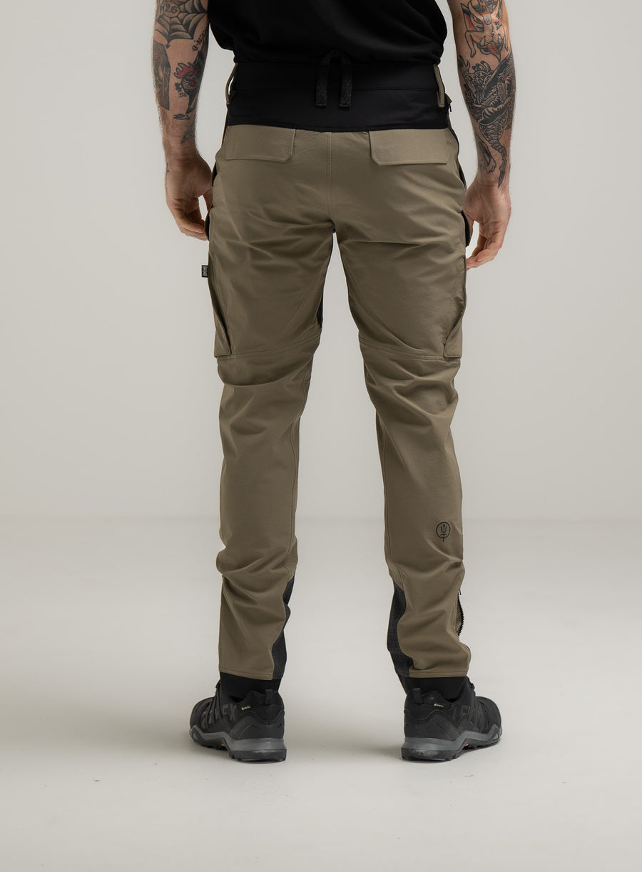 Strike Pants | Khaki Tapered Utility & Technical Trousers | ThruDark