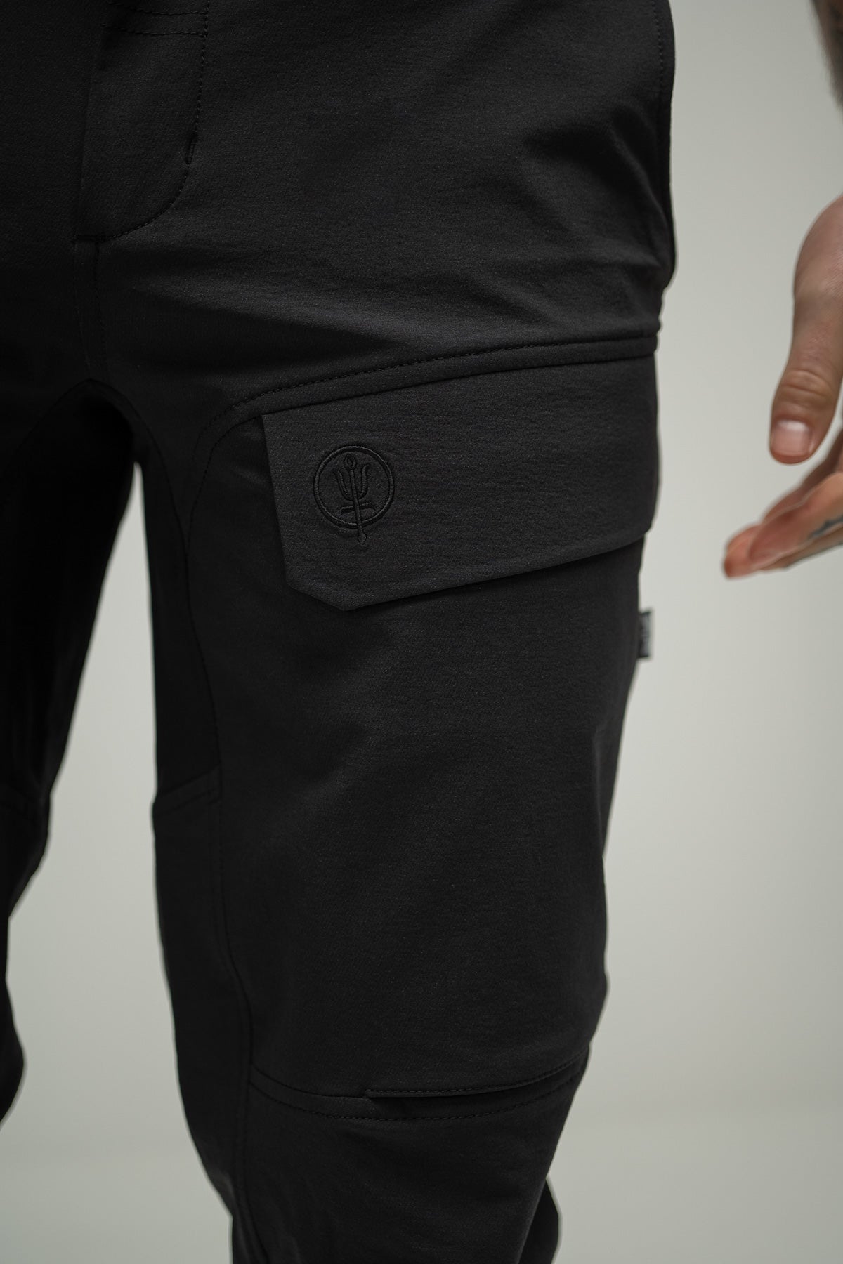 Strike Pants | Black Tapered Utility & Technical Trousers | ThruDark