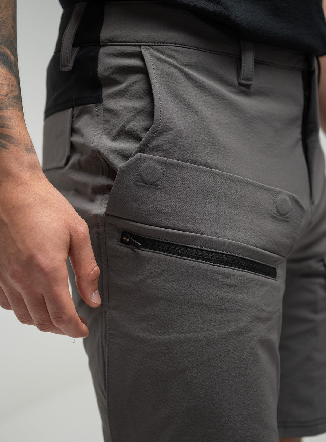 Grey Strike Shorts | Men's Utility Shorts For Everyday & Hiking | ThruDark