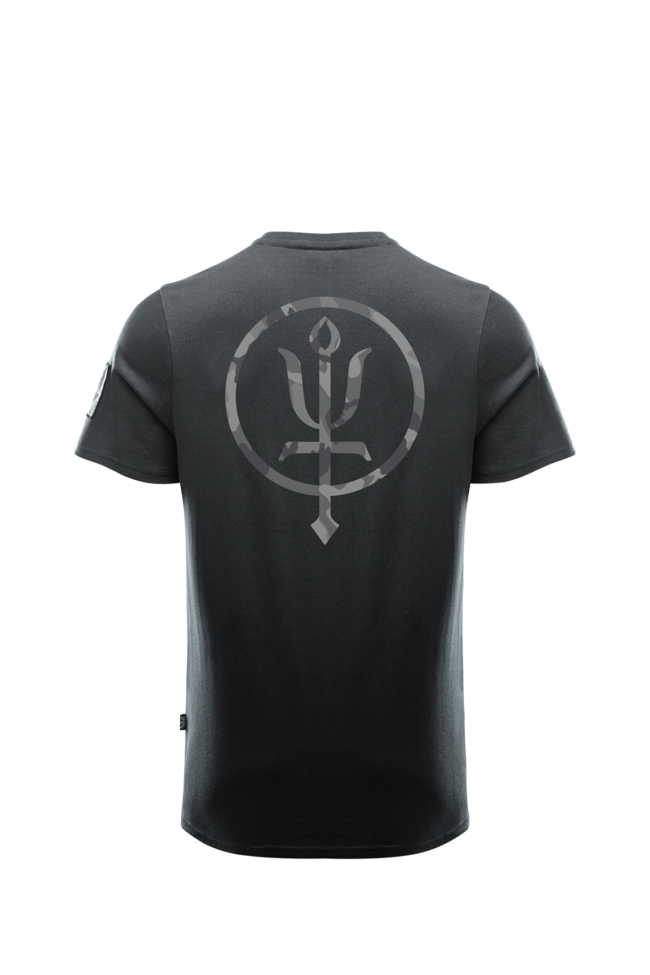 Inception Camo Graphic T-Shirt | Grey Premium Insignia Tee | ThruDark