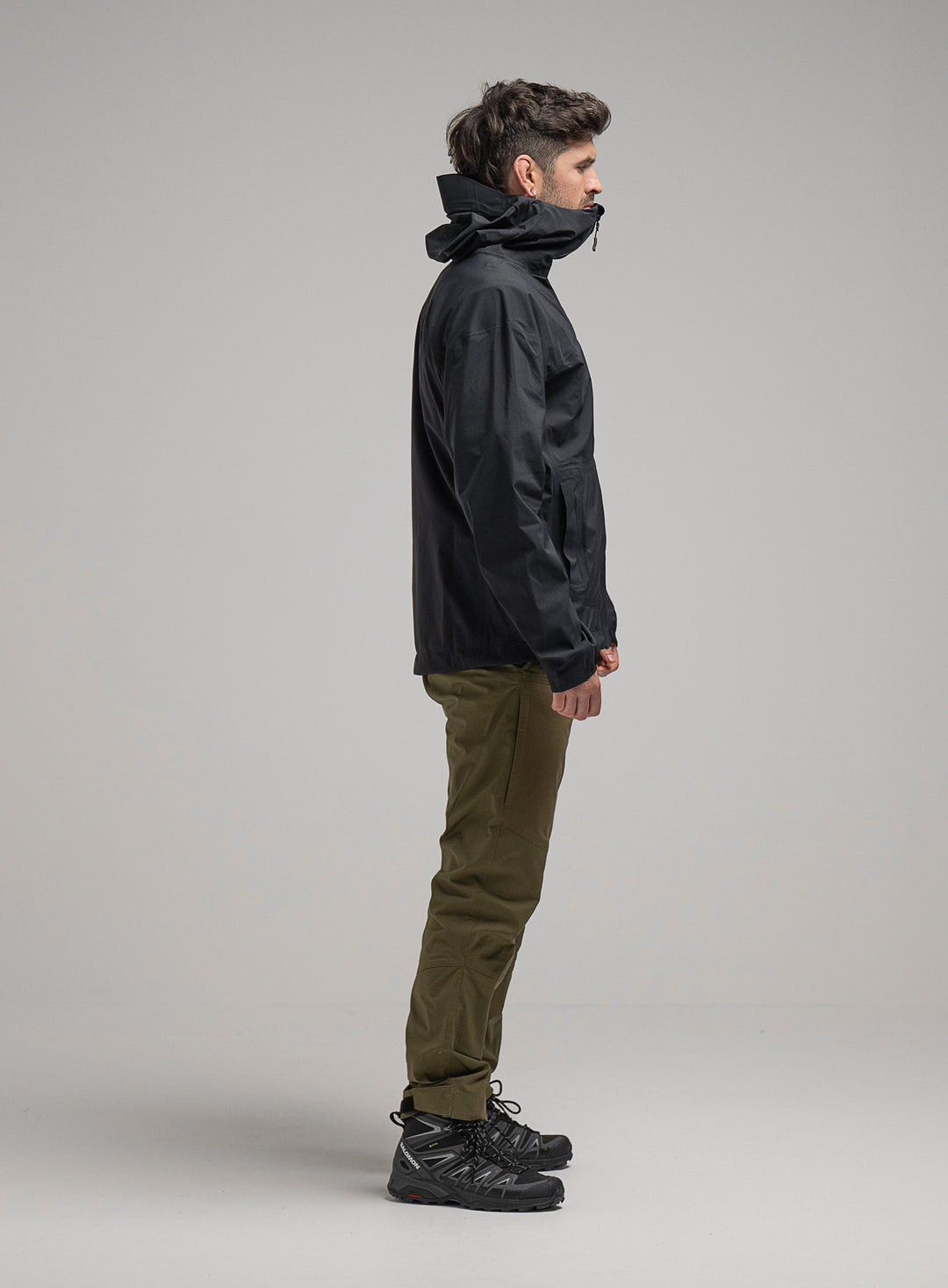 Vanguard Jacket | Black Lightweight & Waterproof Jacket | ThruDark