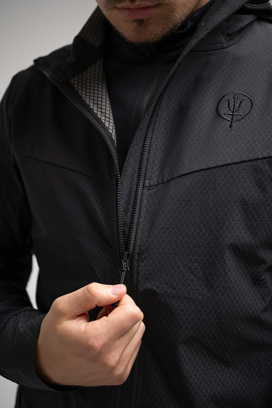 Veles Jacket | Black Soft Shell For Technical Pursuits | ThruDark