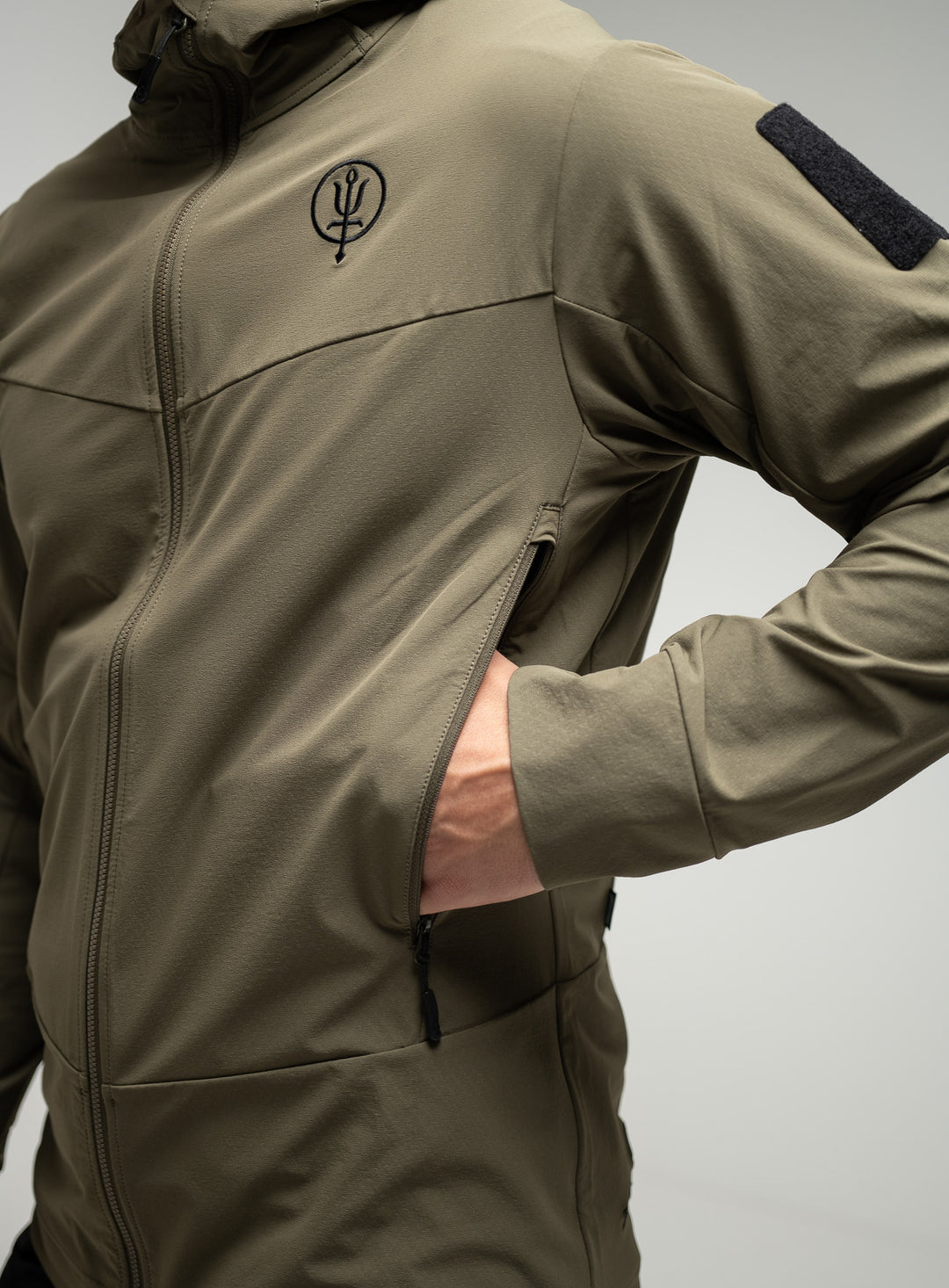 Veles Jacket | Green Soft Shell For Technical Pursuits | ThruDark