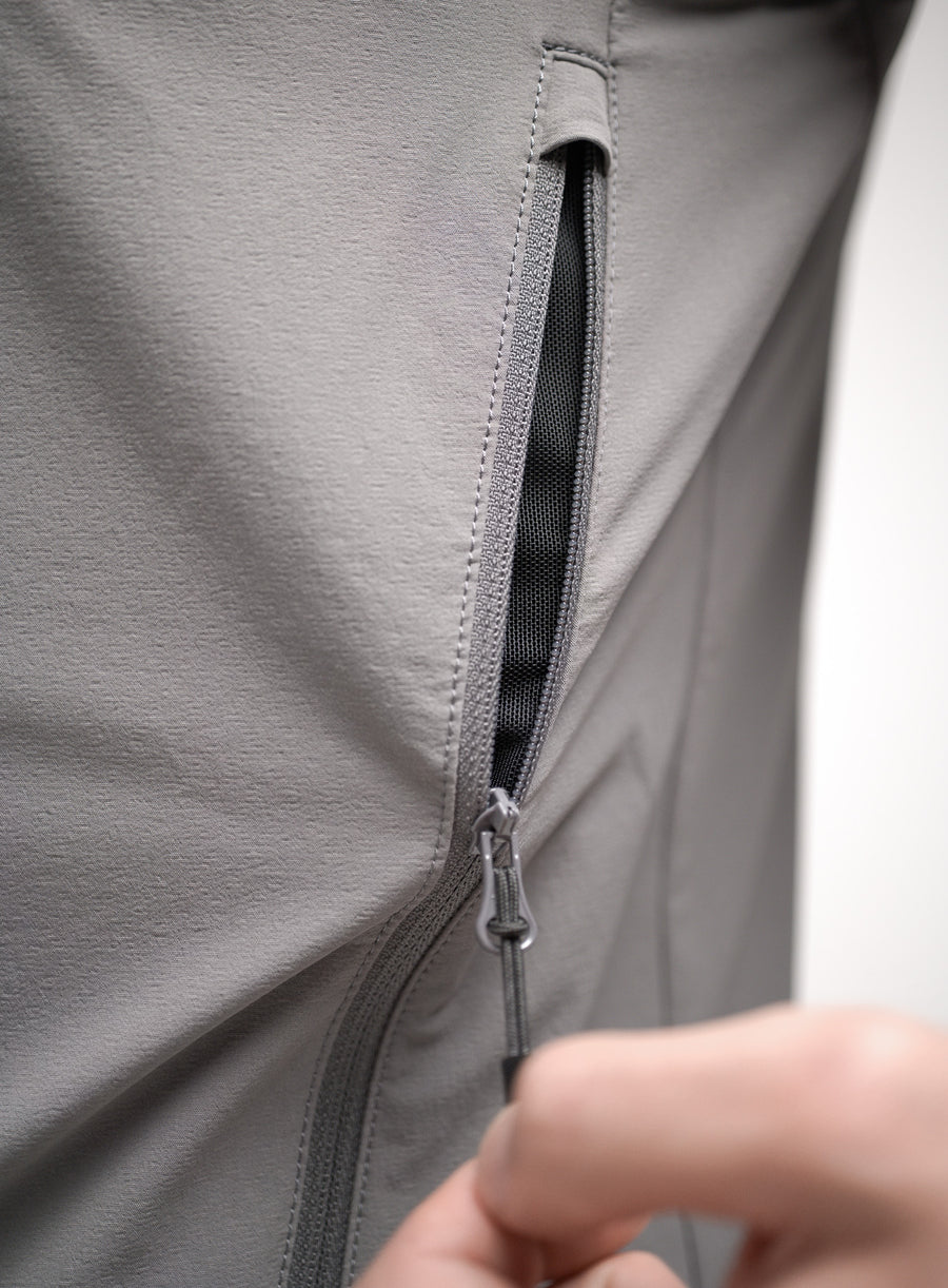 Veles Jacket | Grey Soft Shell For Technical Pursuits | ThruDark