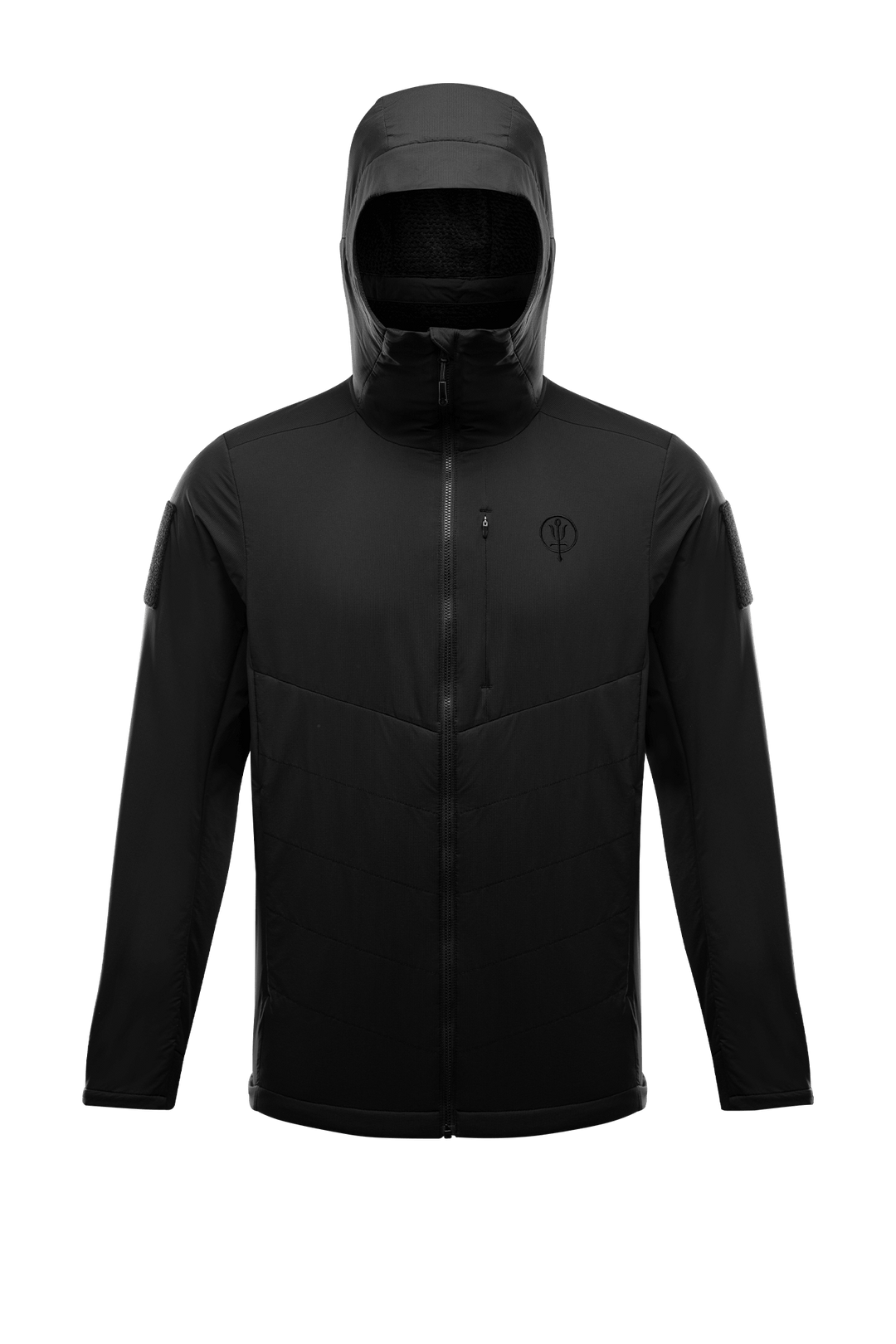 Wraith Hooded Jacket | Black Lightweight Soft Shell | ThruDark