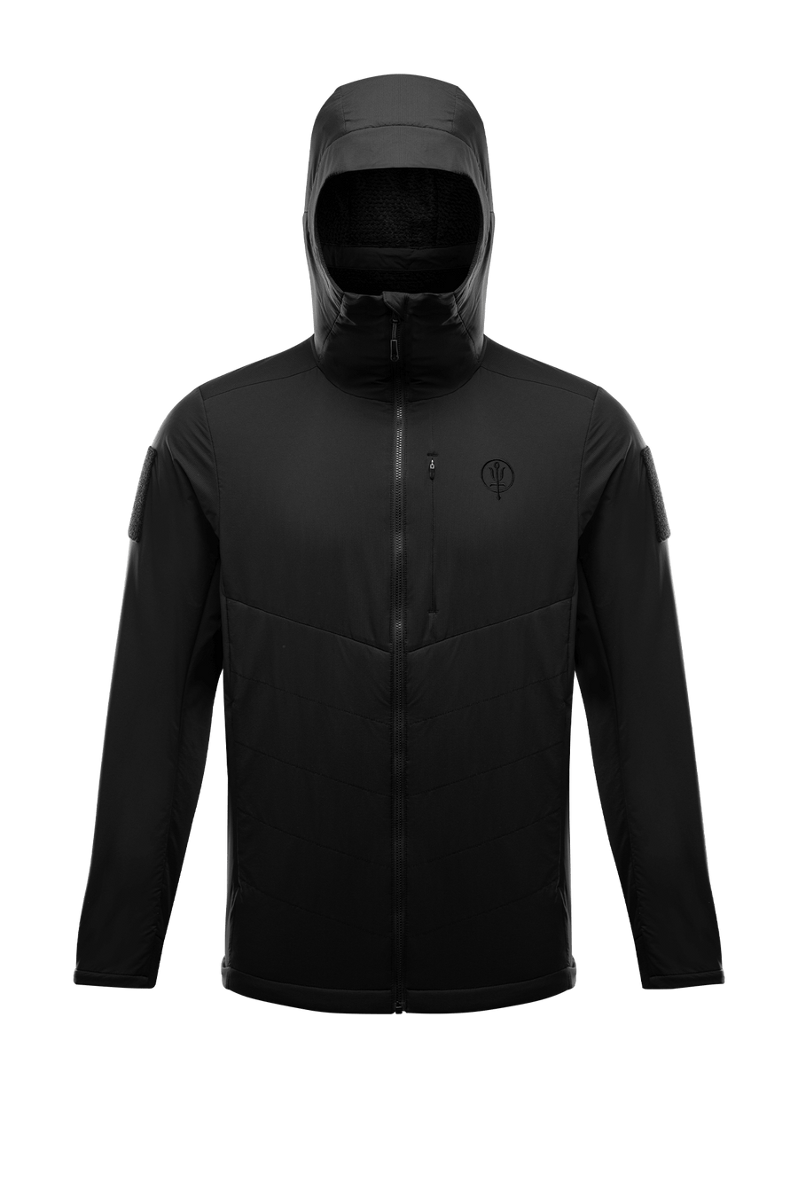 Wraith Hooded Jacket | Black Lightweight Soft Shell | ThruDark