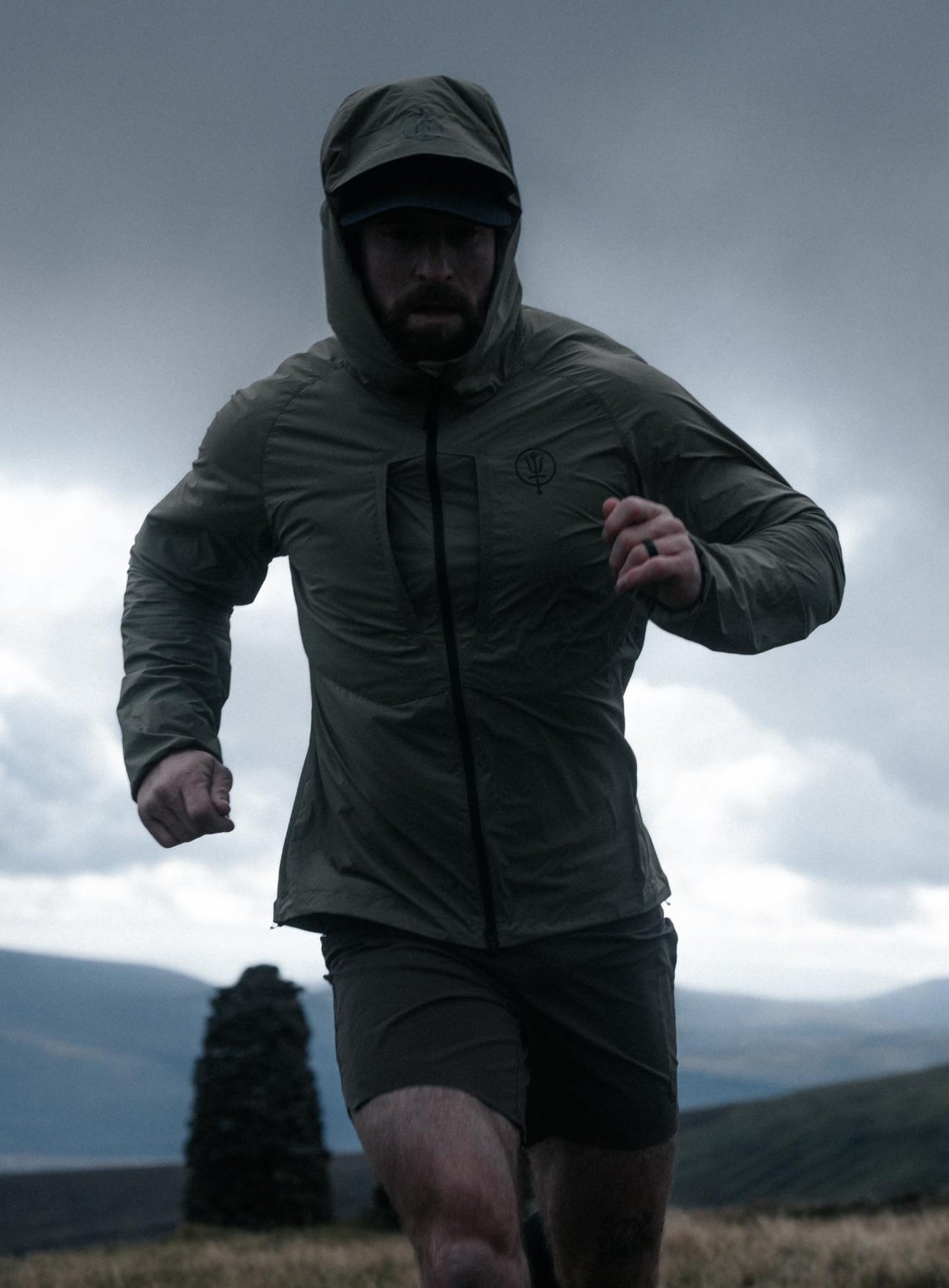Oryon Windguard Grey Jacket | Windproof ThruDark Shell Jacket