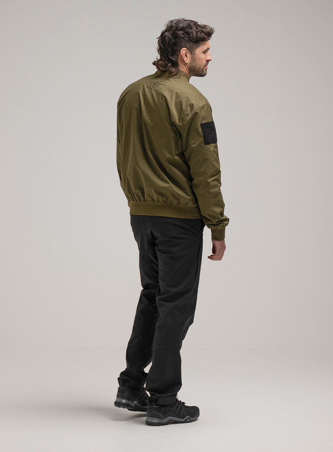 Wraith Bomber Jacket | Green Lightweight Soft Shell | ThruDark