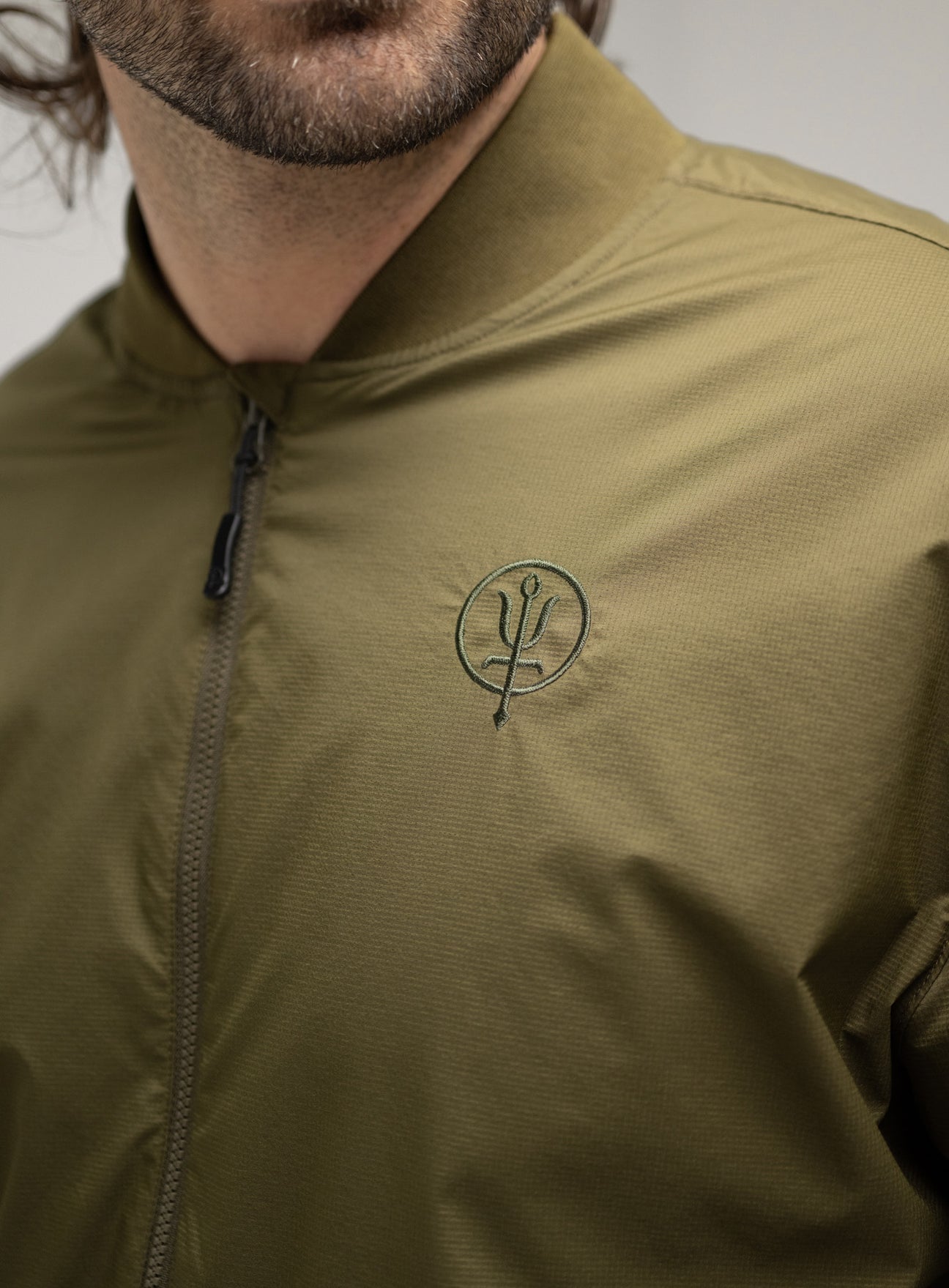 Wraith Bomber Jacket | Green Lightweight Soft Shell | ThruDark