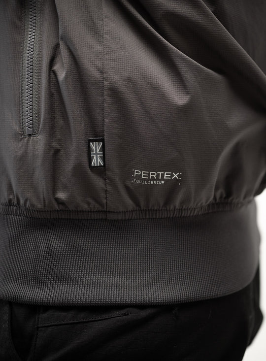 Wraith Bomber Jacket | Grey Lightweight Soft Shell | ThruDark