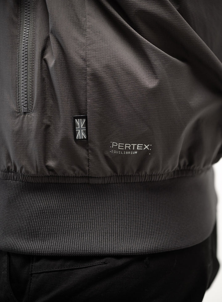 Wraith Bomber Jacket | Grey Lightweight Soft Shell | ThruDark