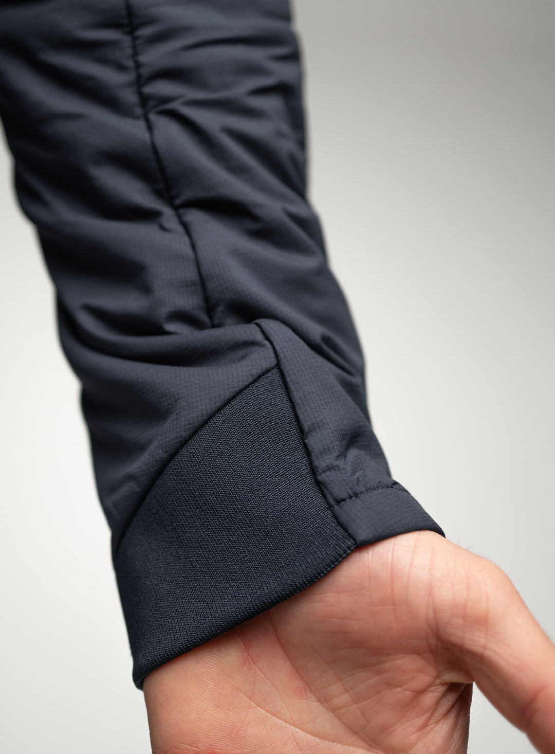 Wraith Hooded Jacket | Navy Blue Lightweight Soft Shell | ThruDark