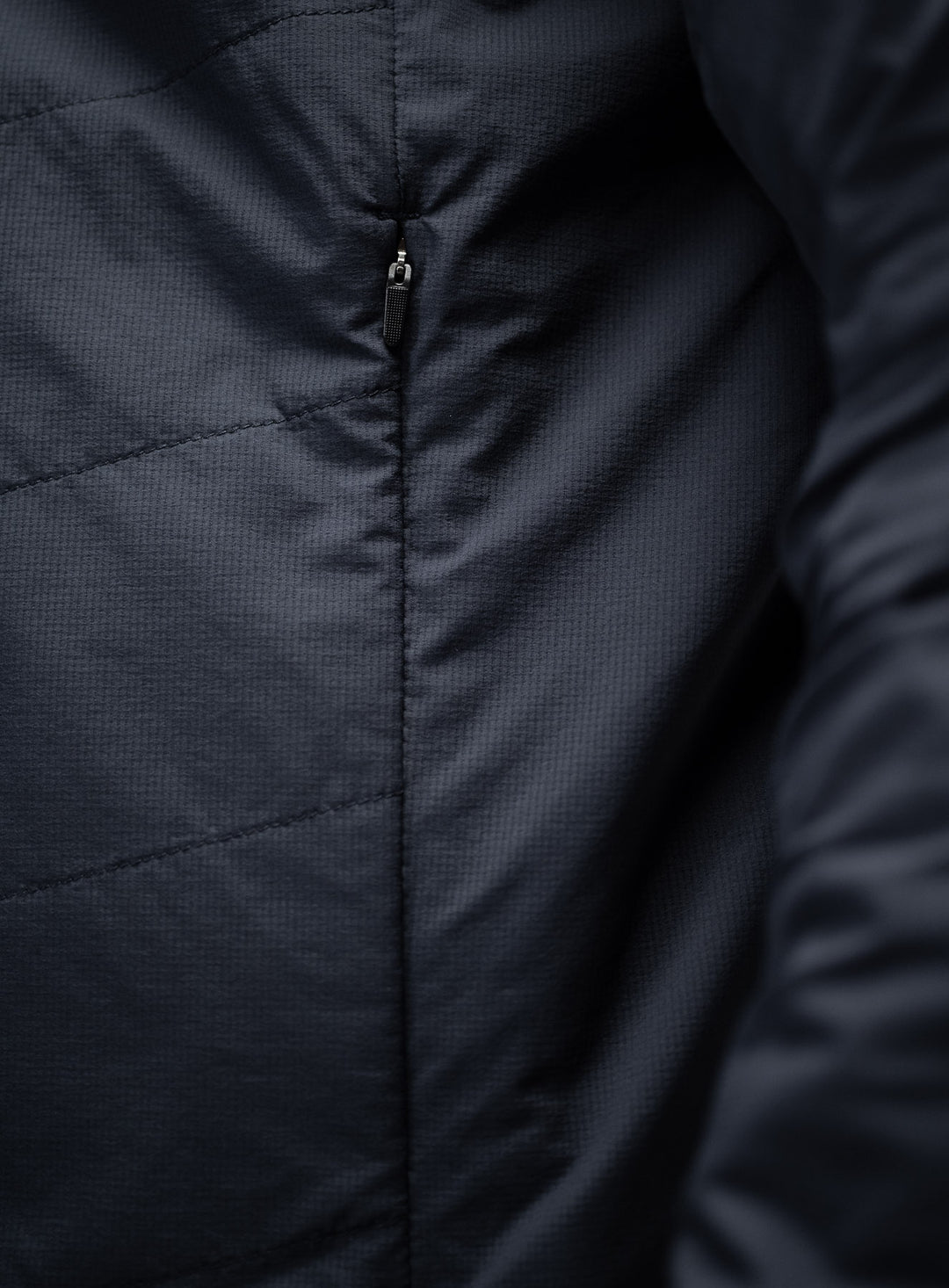 Wraith Hooded Jacket | Navy Blue Lightweight Soft Shell | ThruDark