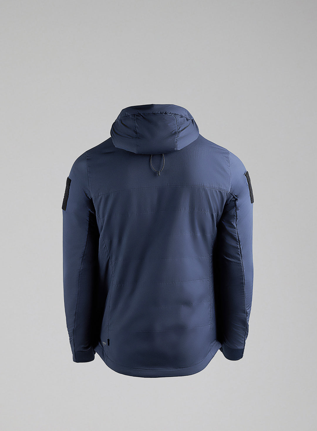Wraith Hooded Jacket | Navy Blue Lightweight Soft Shell | ThruDark