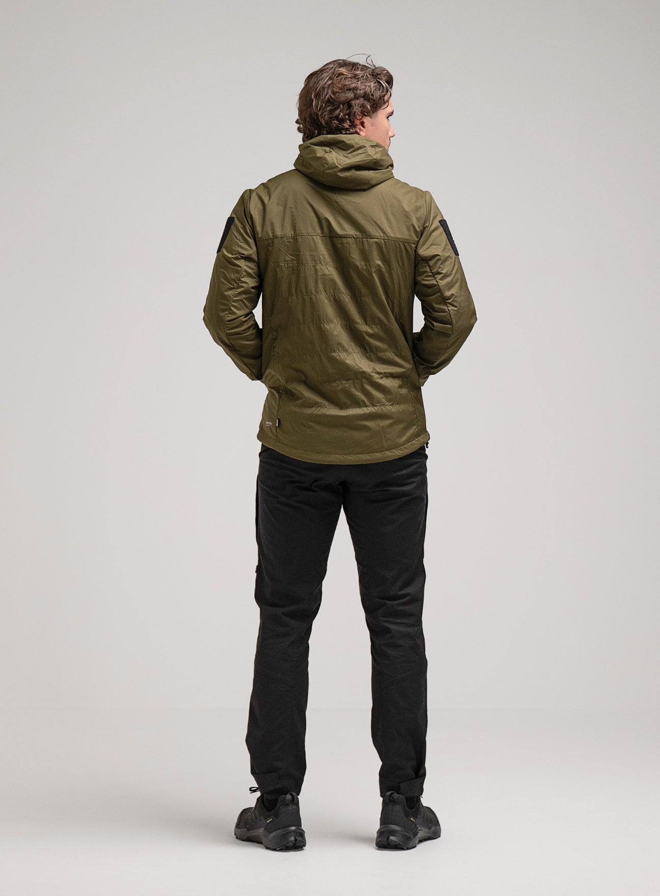 Wraith Hooded Jacket | Green Lightweight Soft Shell | ThruDark
