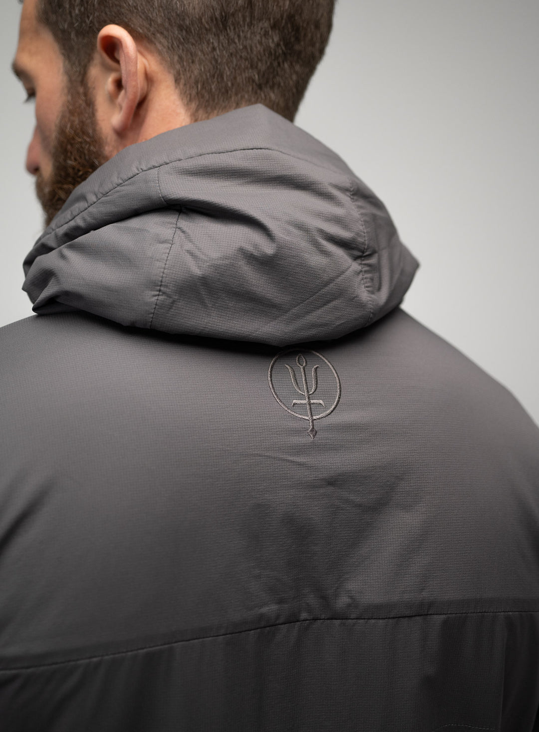 Wraith Hooded Jacket | Grey Lightweight Soft Shell | ThruDark