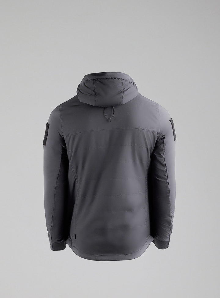 Wraith Hooded Jacket | Grey Lightweight Soft Shell | ThruDark